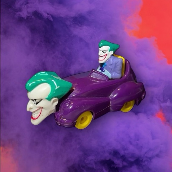 DC | Toys | Rare Vintage The Joker Batman Villain 9s Toy Car For ...